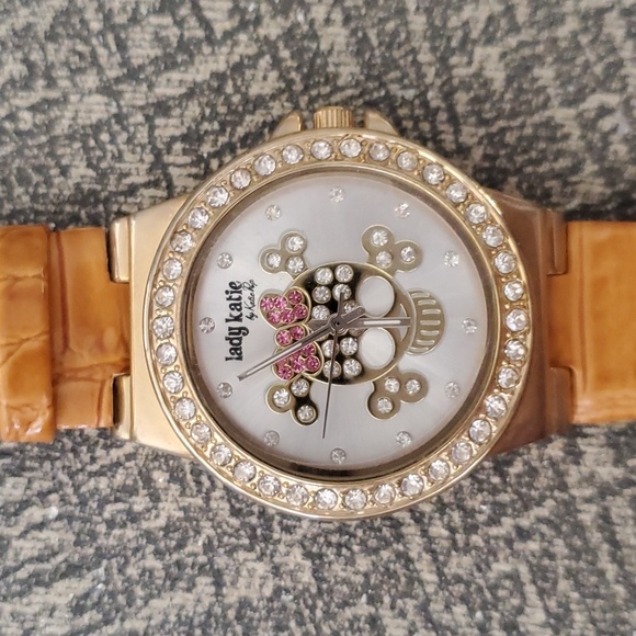 Accessories | Katie Pop Lady Katie Sugar Skull Nwot Watch | Poshmark